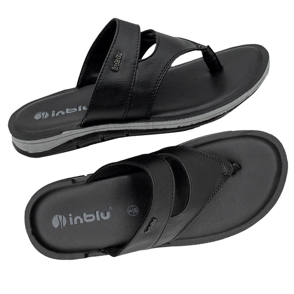 Inblu Men Black V-Shape Sandal (9741_BLACK) – The Condor Trendz Store