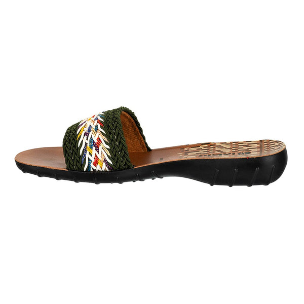 Inblu Women Slipper #38D5 - OLIVE – The Condor Trendz Store