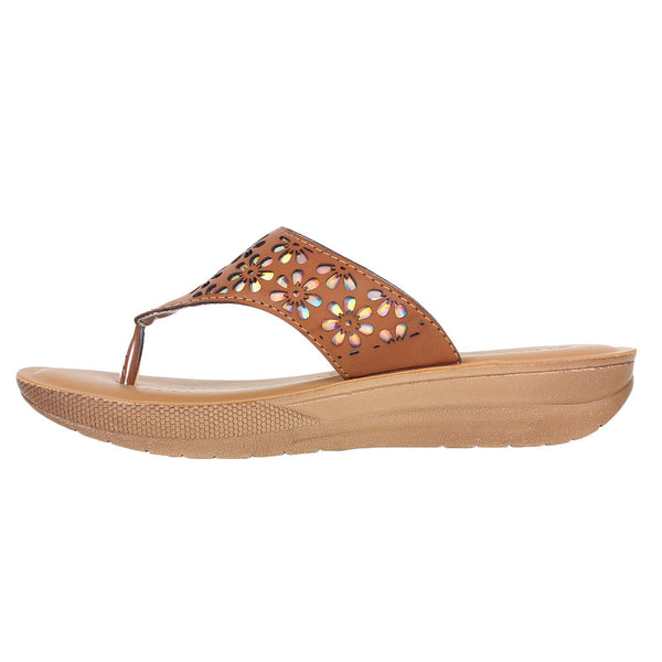 Inblu Women Slipper #CR01 - TAN – The Condor Trendz Store
